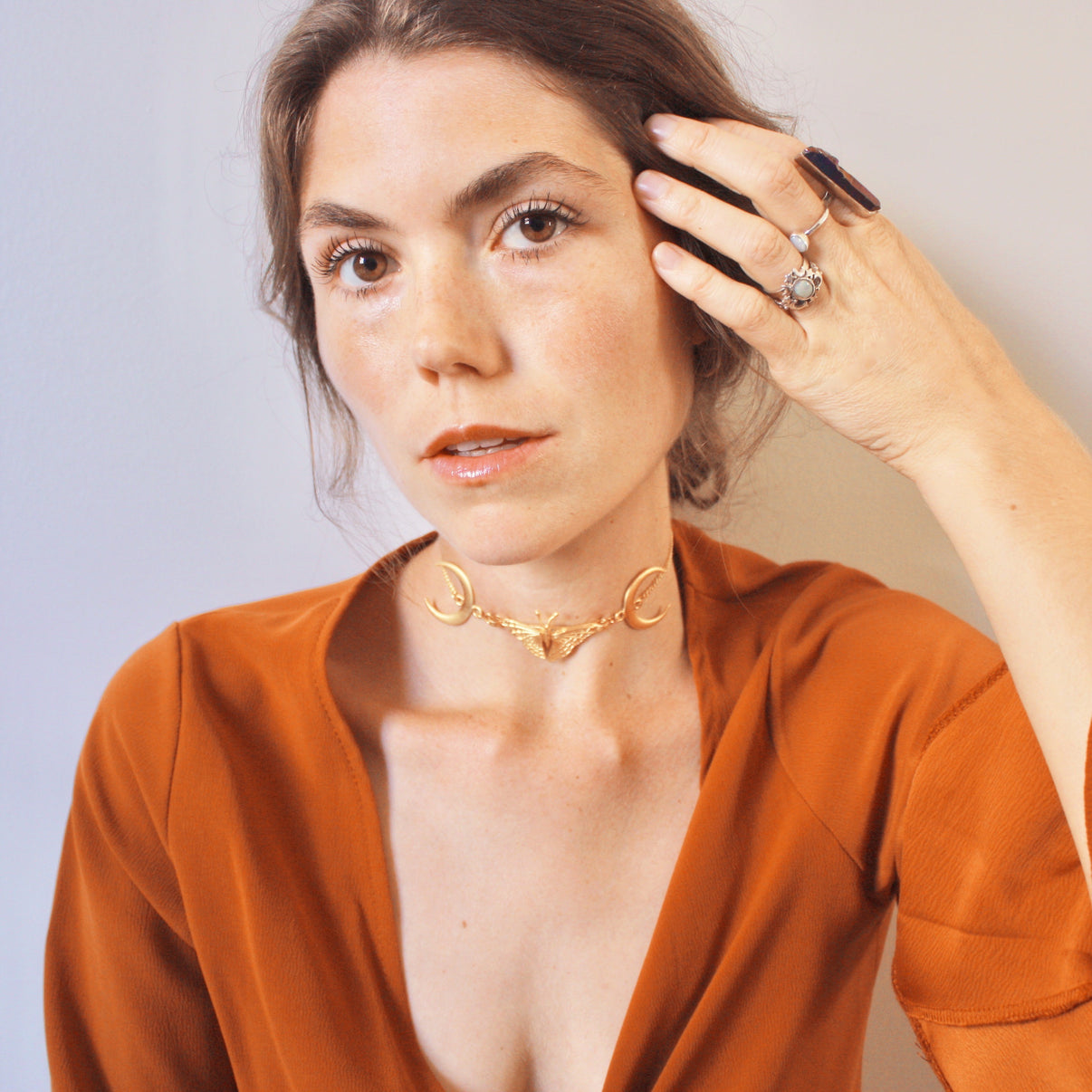 Out of the Woods Choker in Gold – Crafturday